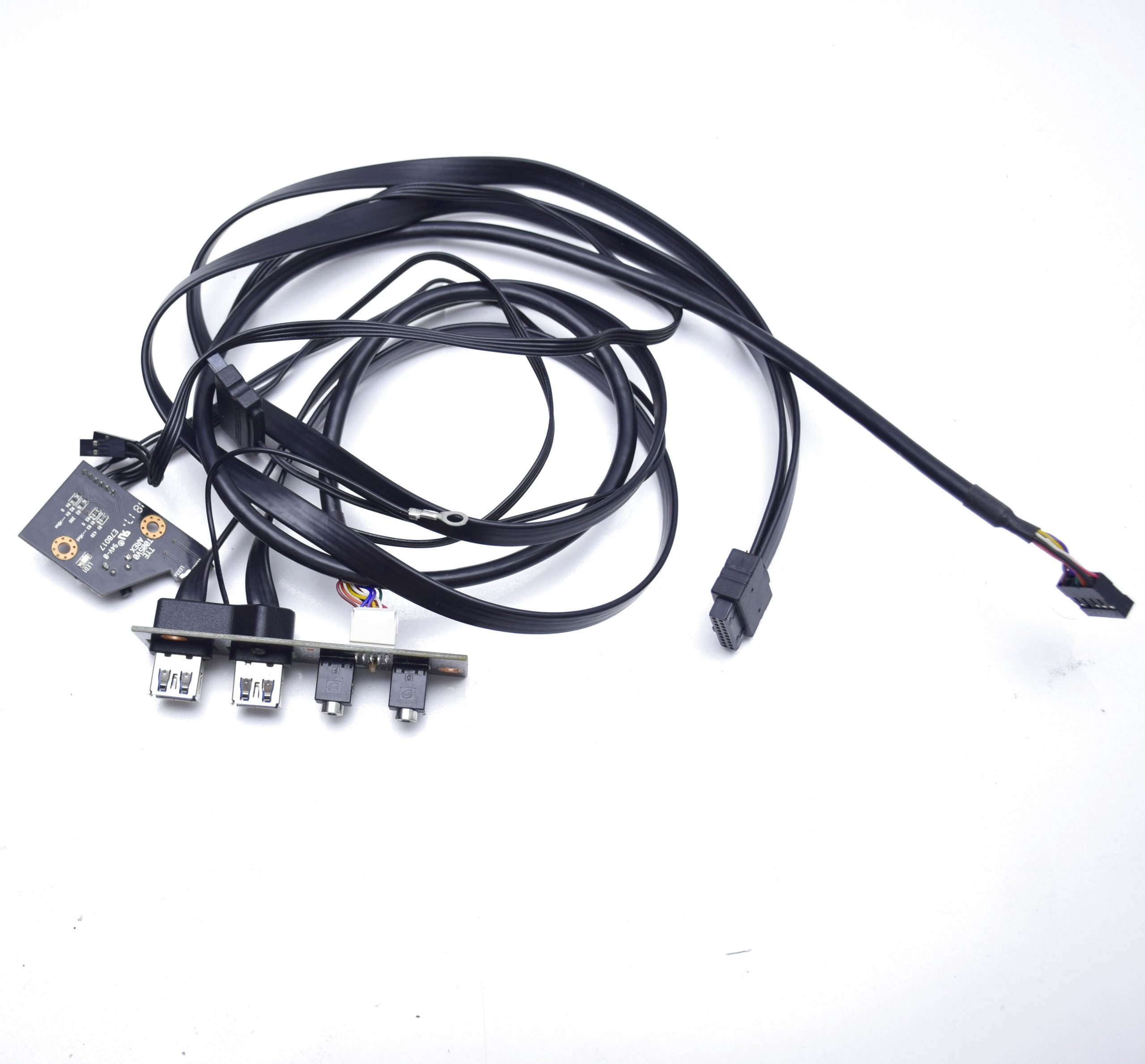 CYBERPOWERPC C-Series Genuine Desktop USB Audio I/O Panel with Cables ...