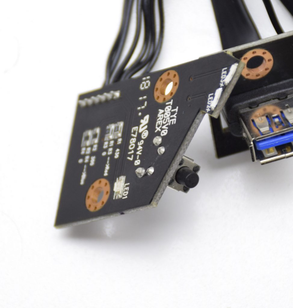 CYBERPOWERPC C-Series Genuine Desktop USB Audio I/O Panel with Cables ...