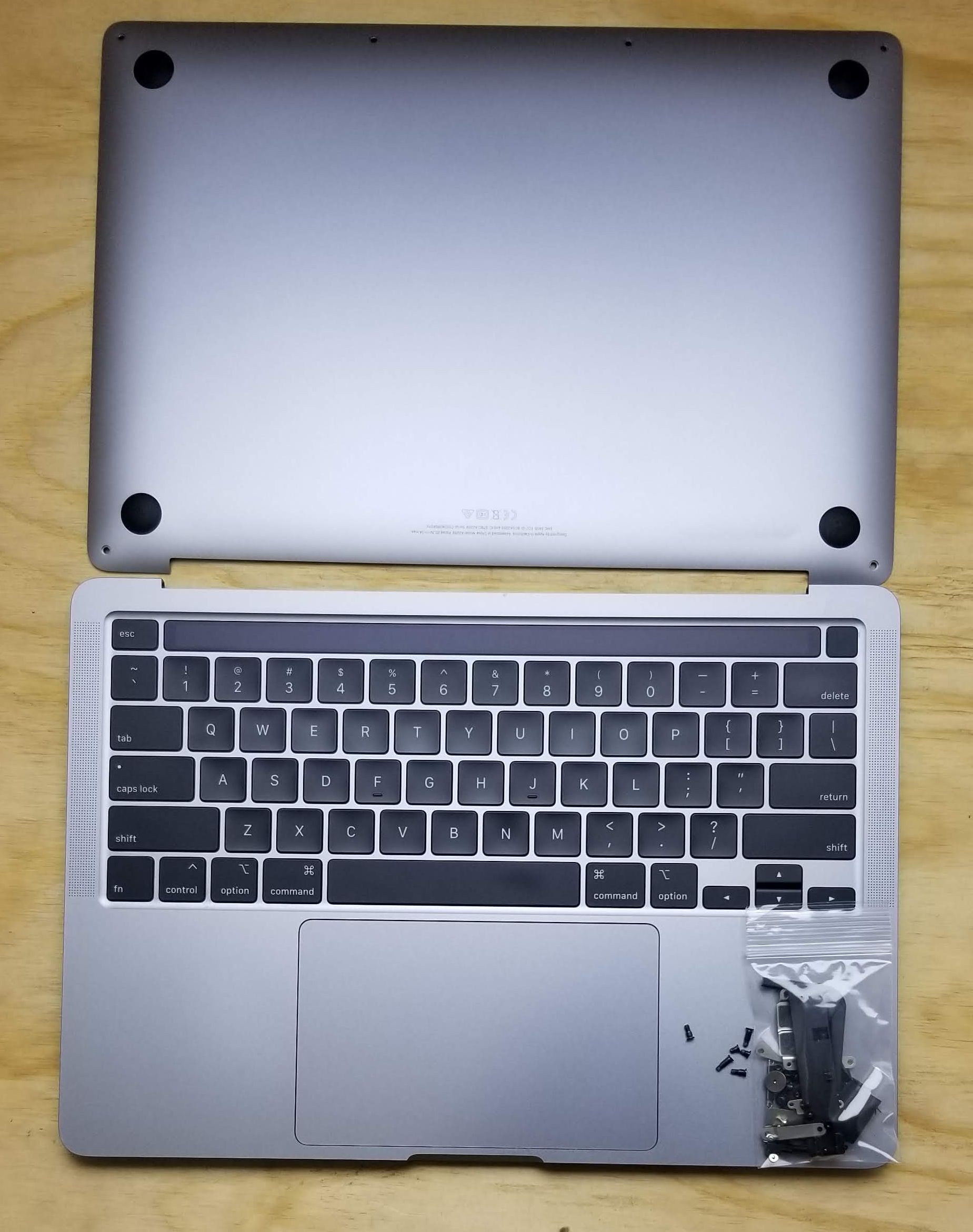 2020 MacBook Pro 13” A2289 Space Grey Top Case Keyboard Touchpad ...