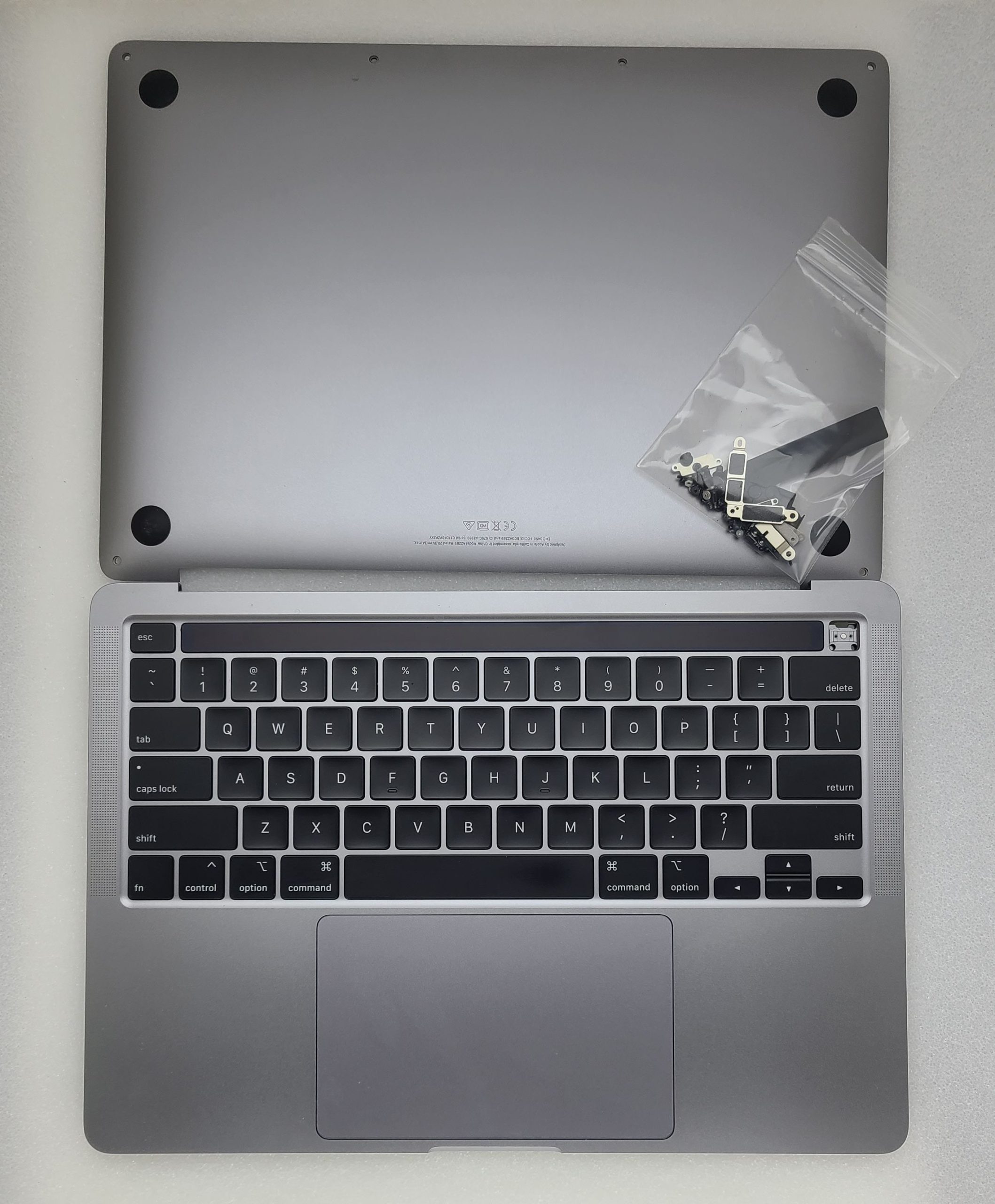 Grd A MacBook Pro 13 A2289 Space Grey Top Case Keyboard Touchpad ...